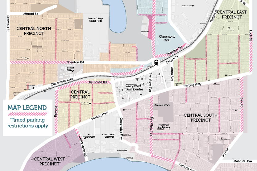 Precinct Parking in the Town of Claremont
